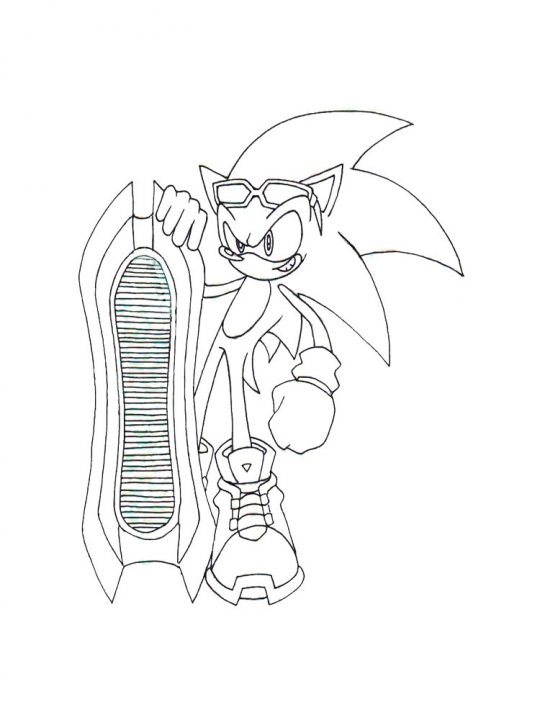 Раскраски Соник. Бесплатно распечатать раскраски